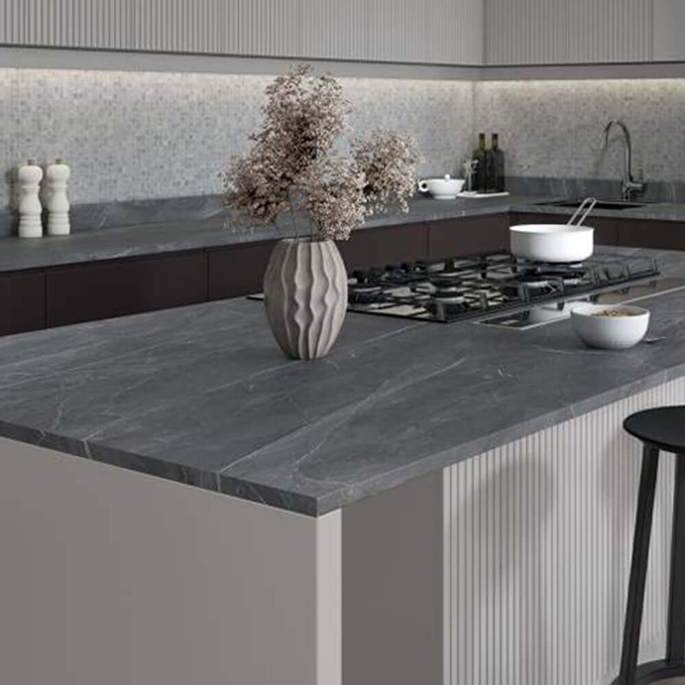 Aria Aura Marble - Solid Laminate Worktop